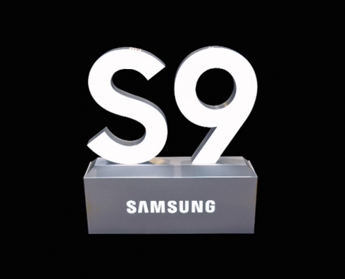 Indoor Custom Floorstanding LED Store Sign for SAMSUNG Shops
